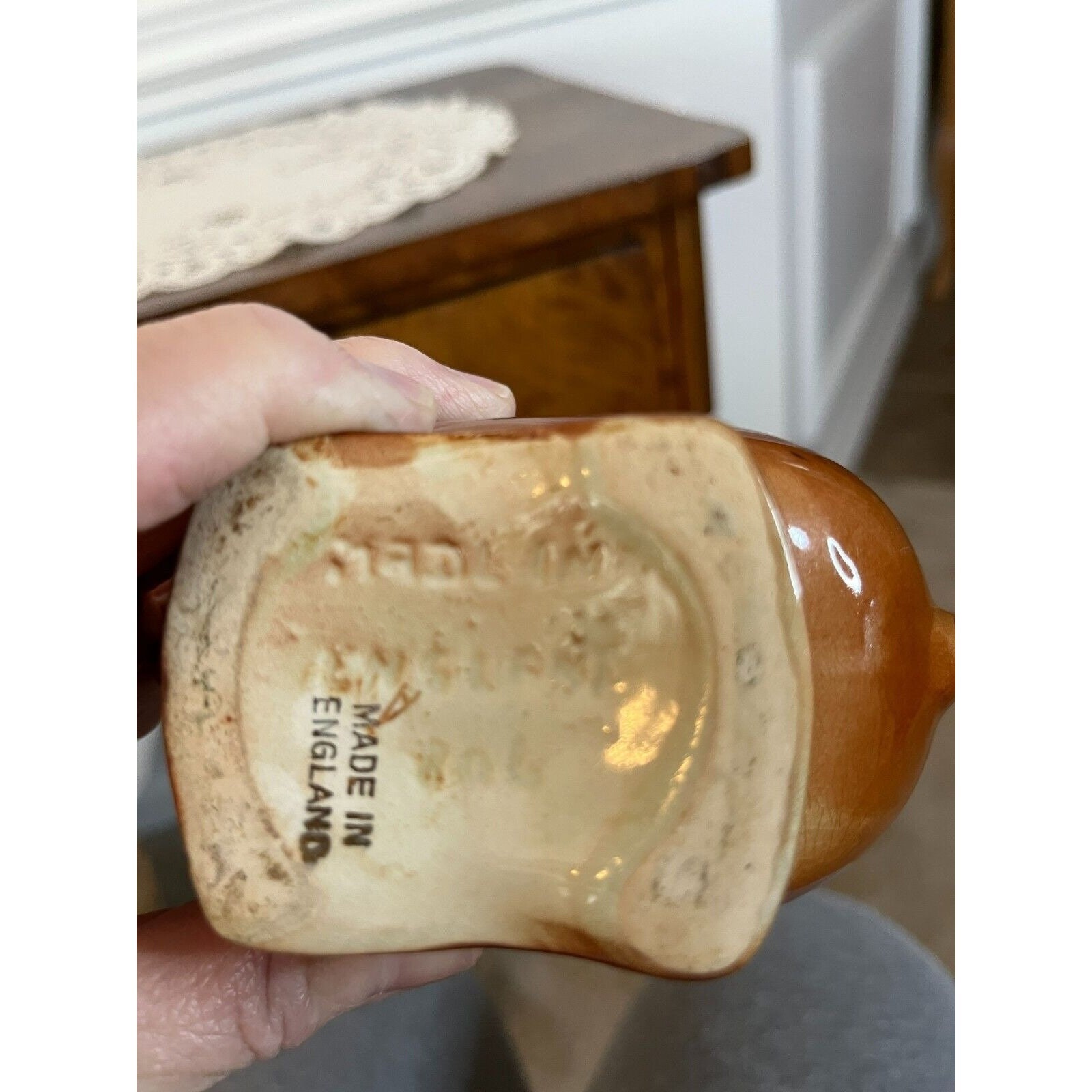 Vintage, Two Handle Vase, England, Colonial Scenes, Ornate, Gold ...