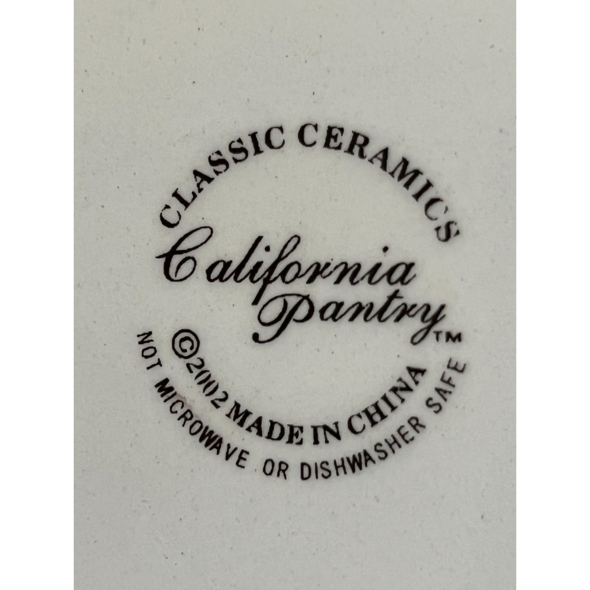 California Pantry Classic Ceramics