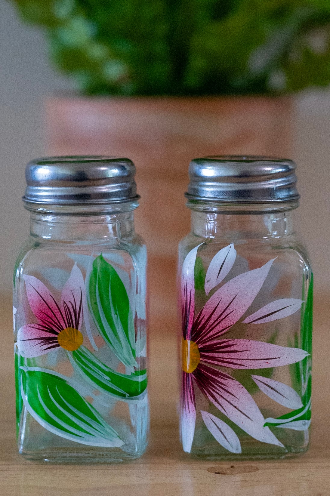 Hand Painted Salt and Pepper Shakers - Etsy