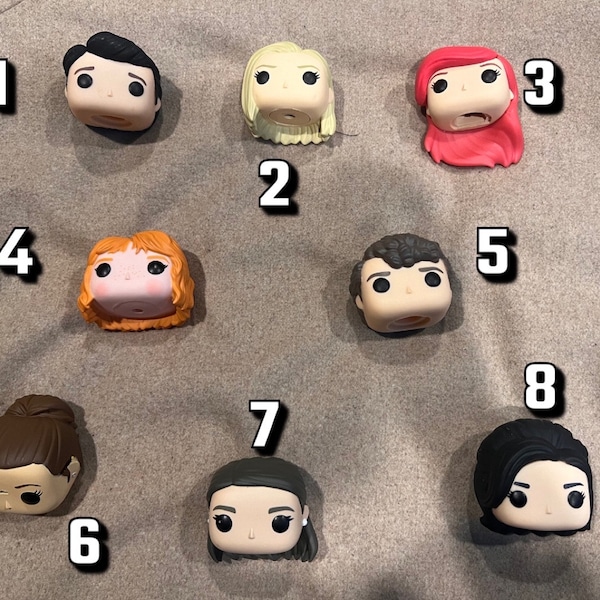 Funko Pop Heads Action Figures - Etsy