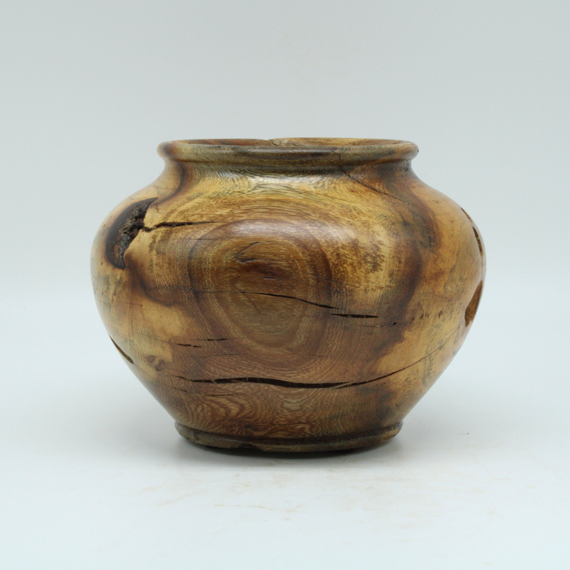 Hand Turned Texas Brown Turkey Fig Vase - Etsy