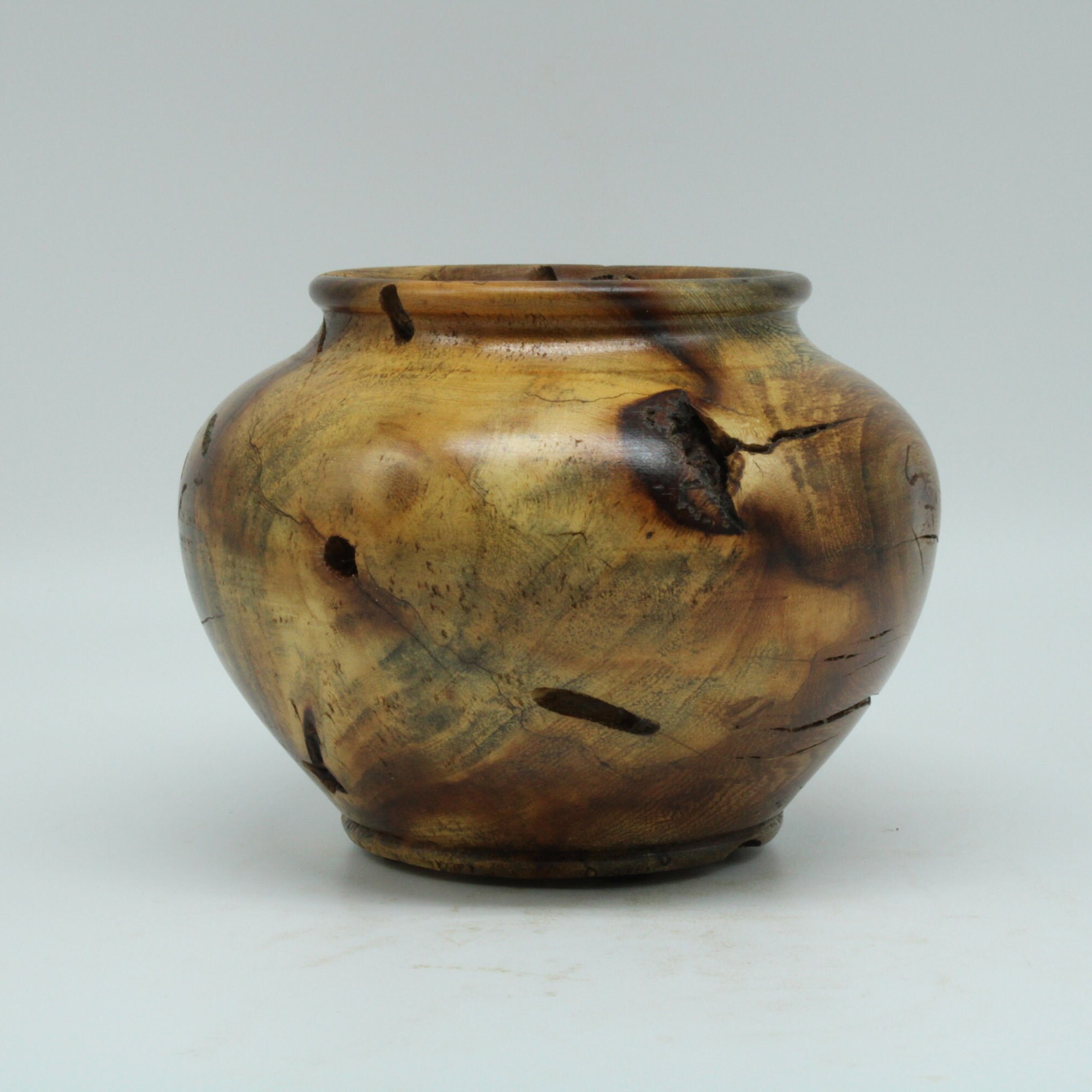 Hand Turned Texas Brown Turkey Fig Vase - Etsy