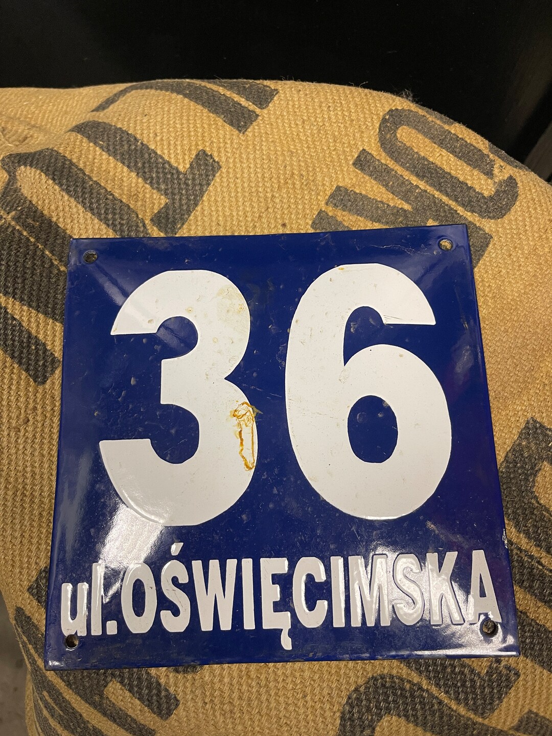 POLISH HOUSE NUMBER Sign - Etsy