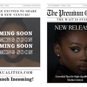 Editable Business Newspaper Template: Canva Design (instant Download ...