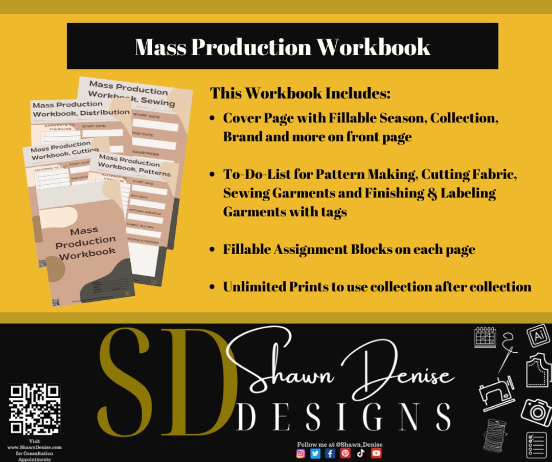 Mass Production Workbook - Etsy