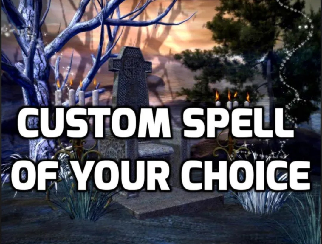 CUSTOM MAGIC SPELL. When All Other Spells Have Failed - Etsy
