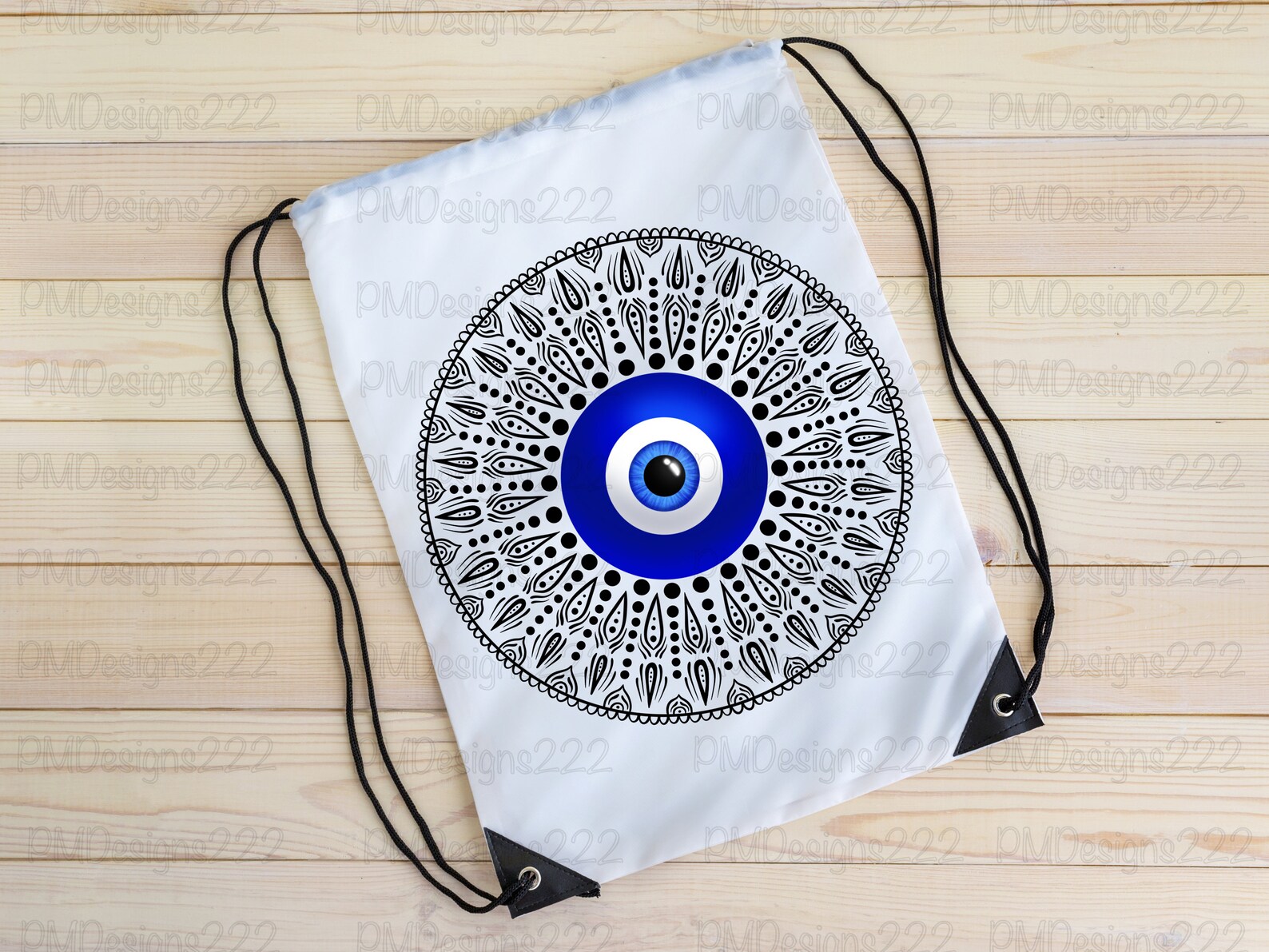 Black Evil Eye Mandala Png, Evil Eye Wall Art, Empath Protection ...