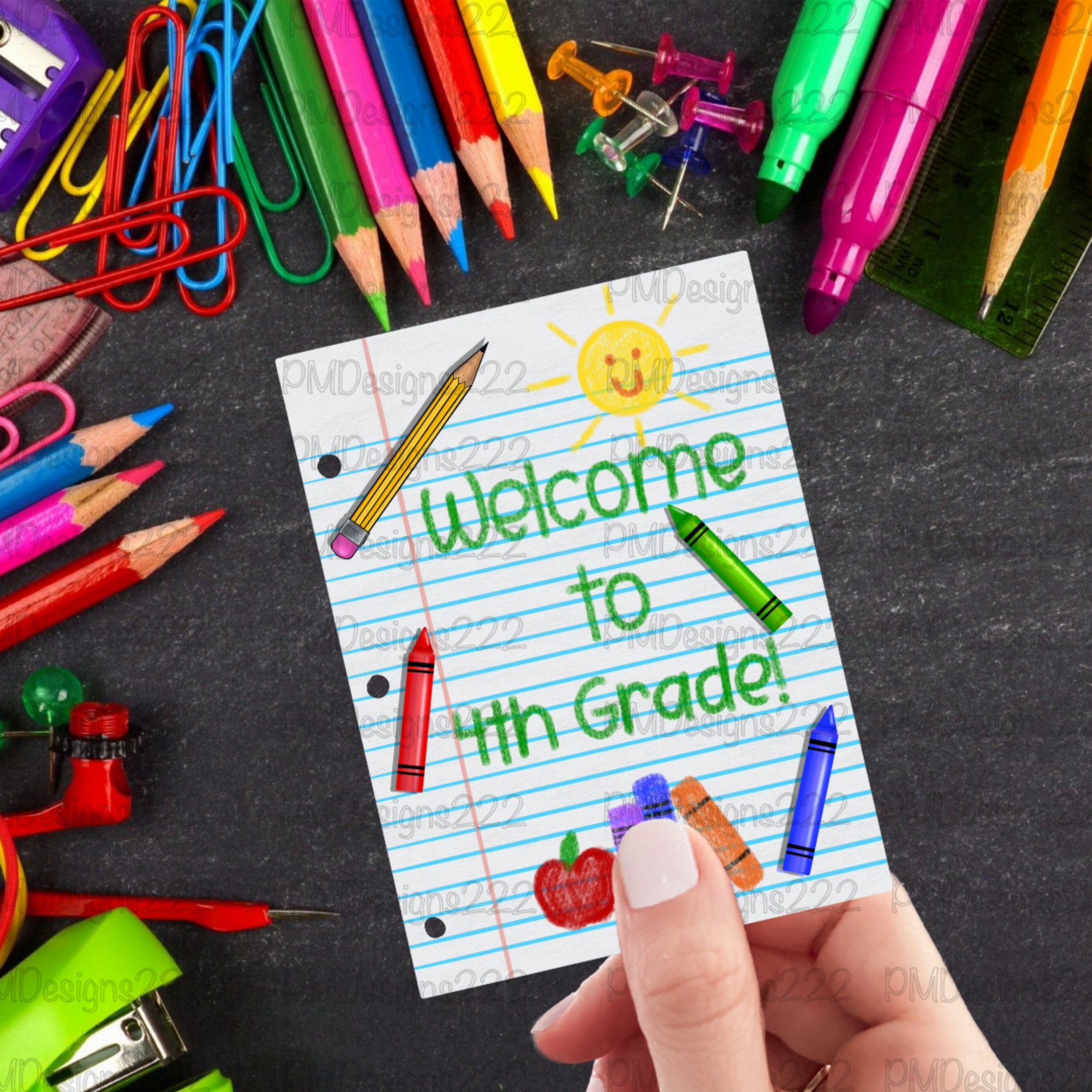 Back to School Sign Printable, Back to School Flyer, Welcome to 4th ...