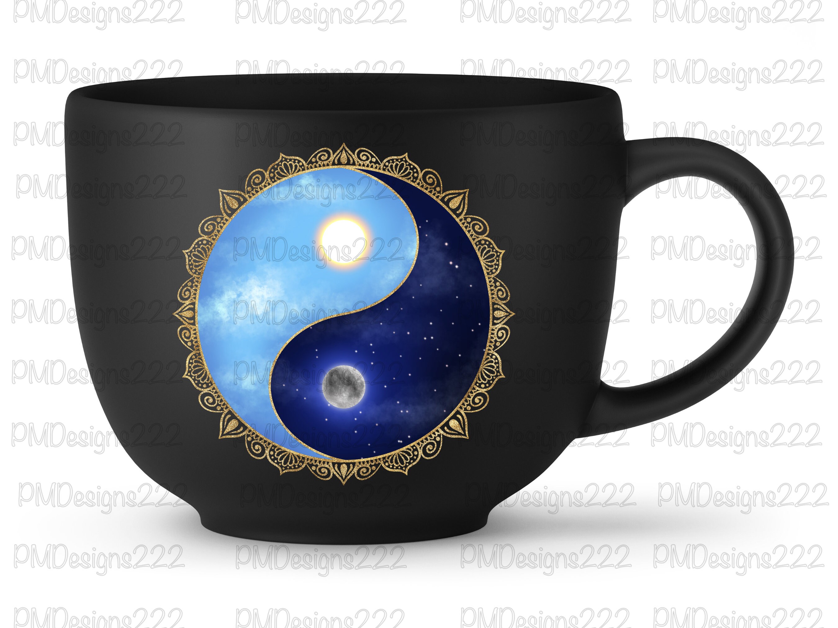 Sun and Moon Yin Yang Png Celestial Png Yin Yang Sublimation - Etsy