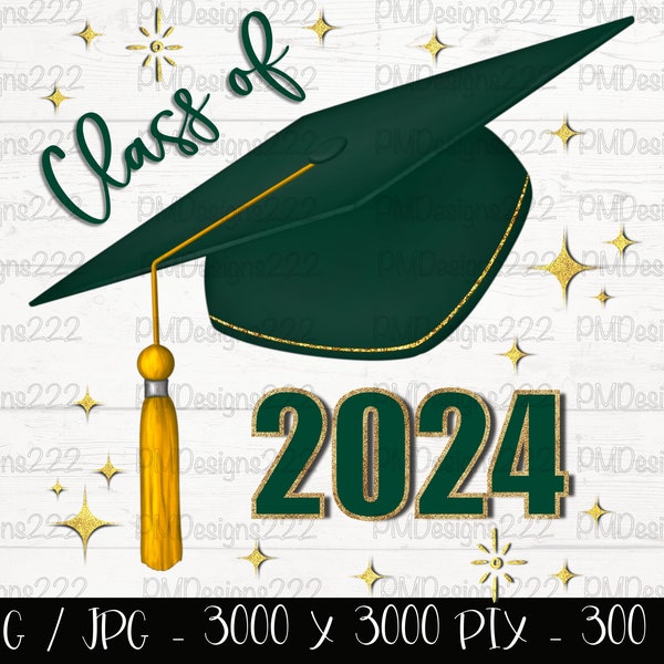 Green Graduation Cap Png - Etsy