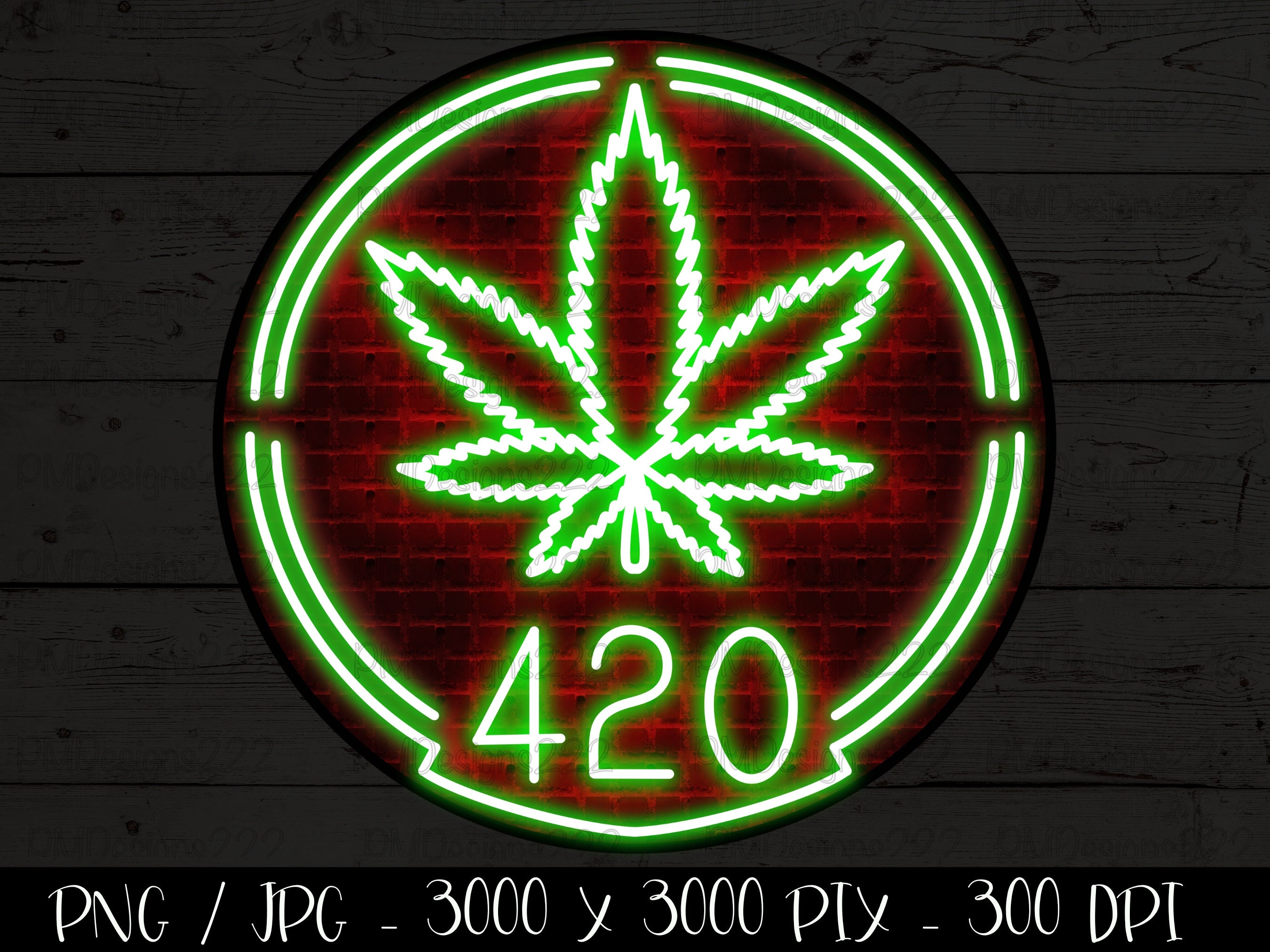 420 Neon Sign Png Weed Sublimation 420 Sublimation Graphics - Etsy