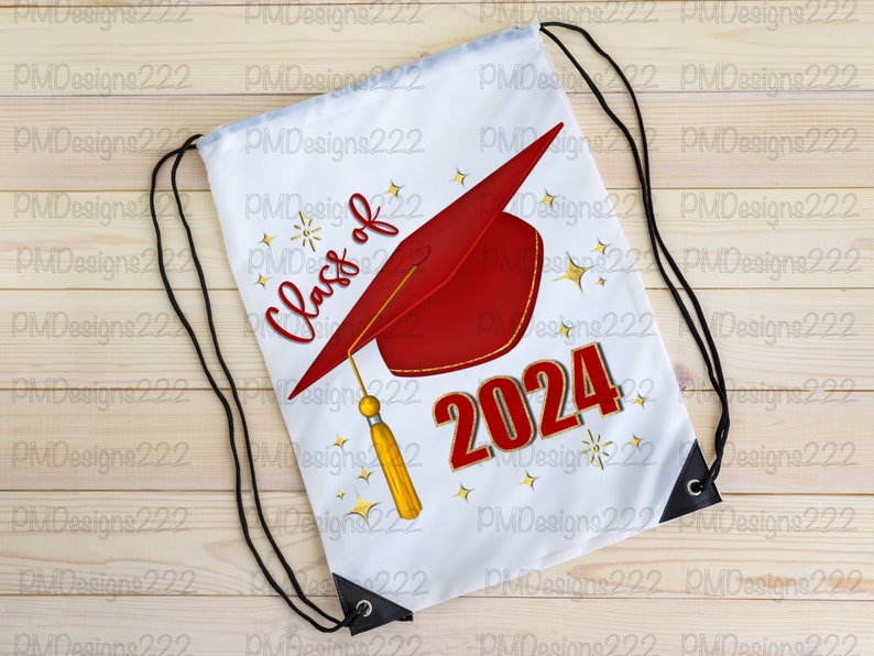 Red Class of 2024 Png, Senior 2024 Png, Graduation 2024 Sublimation ...