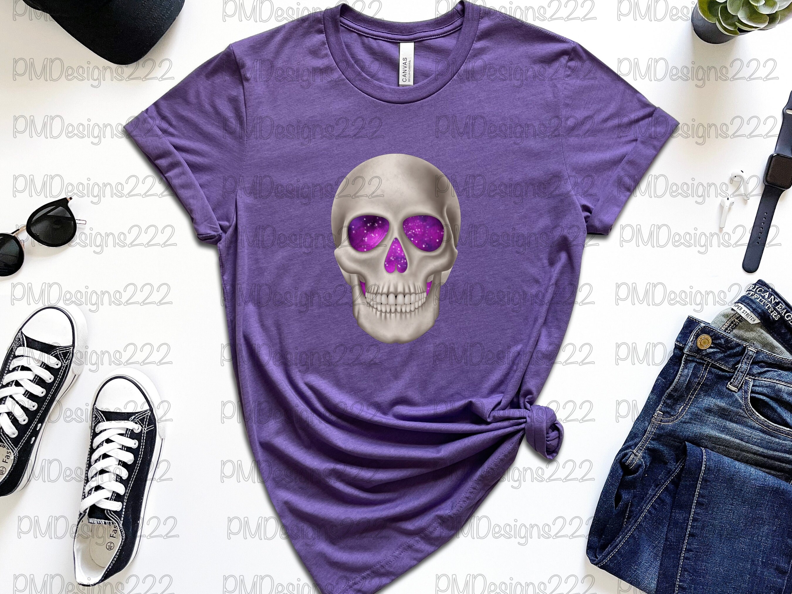 Space Skull Png, Skull Sublimation Graphics, Skull Digital Artwork ...