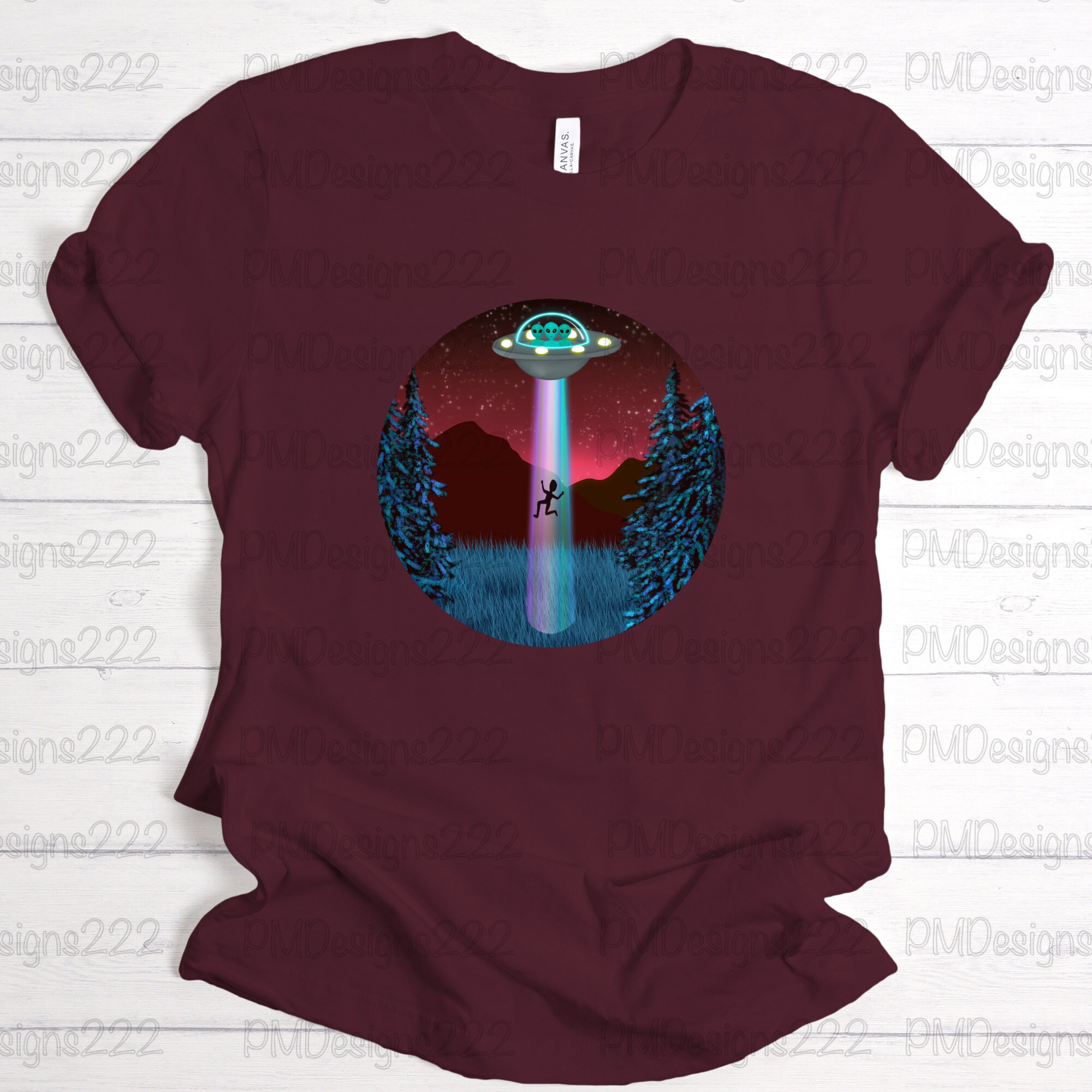 UFO Abduction, Alien Abduction - PNG, JPG - Printable Digital Download ...