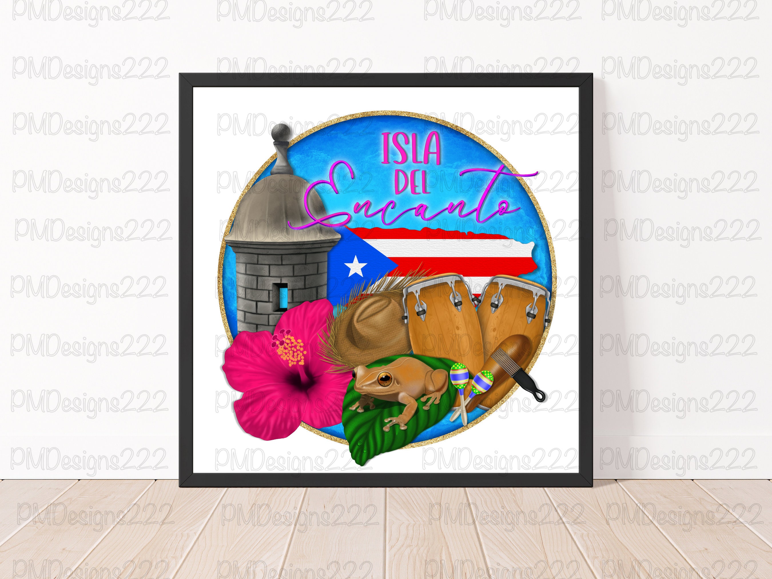 Puerto Rico Png Design for Sublimation, Puerto Rico Wall Art, Isla Del ...