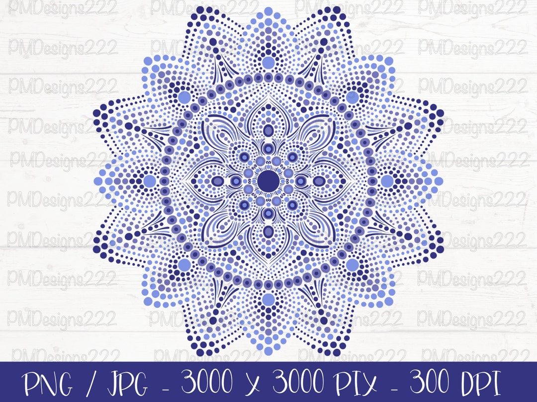 Dot Mandala Png for DIY Projects and Home Decor, Mandala Wall Art, Hand ...