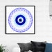 Evil Eye Mandala Png, Evil Eye Wall Art, Empath Protection, Mandala ...