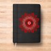 Red Evil Eye Mandala, Evil Eye Wall Art, Empath Protection, Mandala Art ...