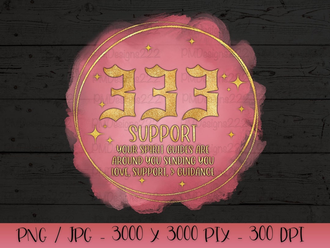 333 Angel Number Sublimation Graphics, Angel Number Png, Angel Number ...