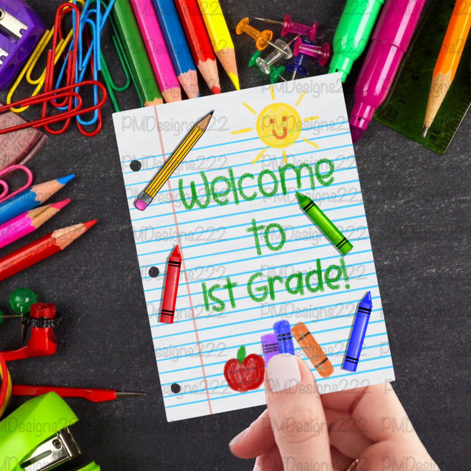 Back to School Sign Printable, Back to School Flyer, Welcome to 1st ...