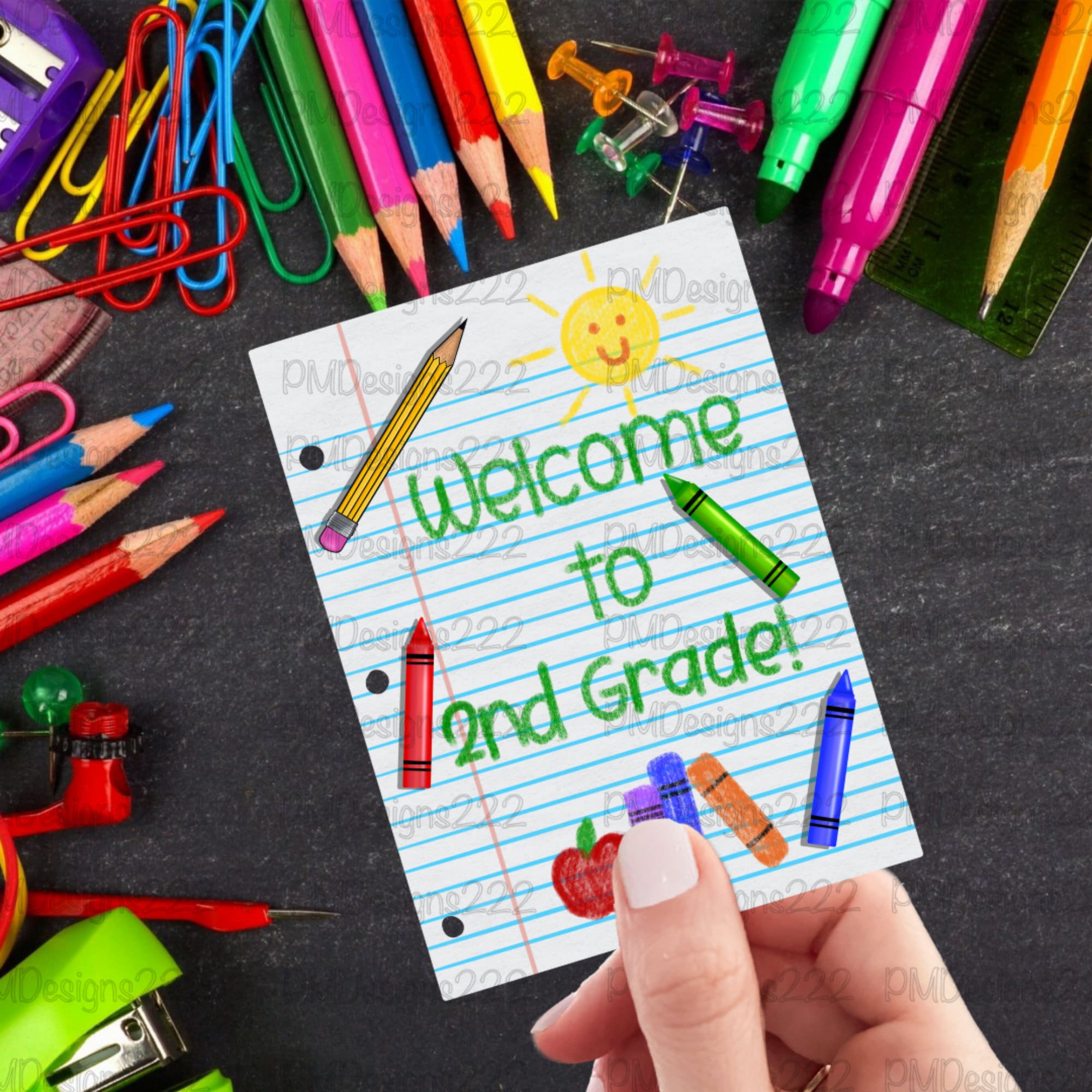 Back to School Sign Printable, Back to School Flyer, Welcome to 2nd ...