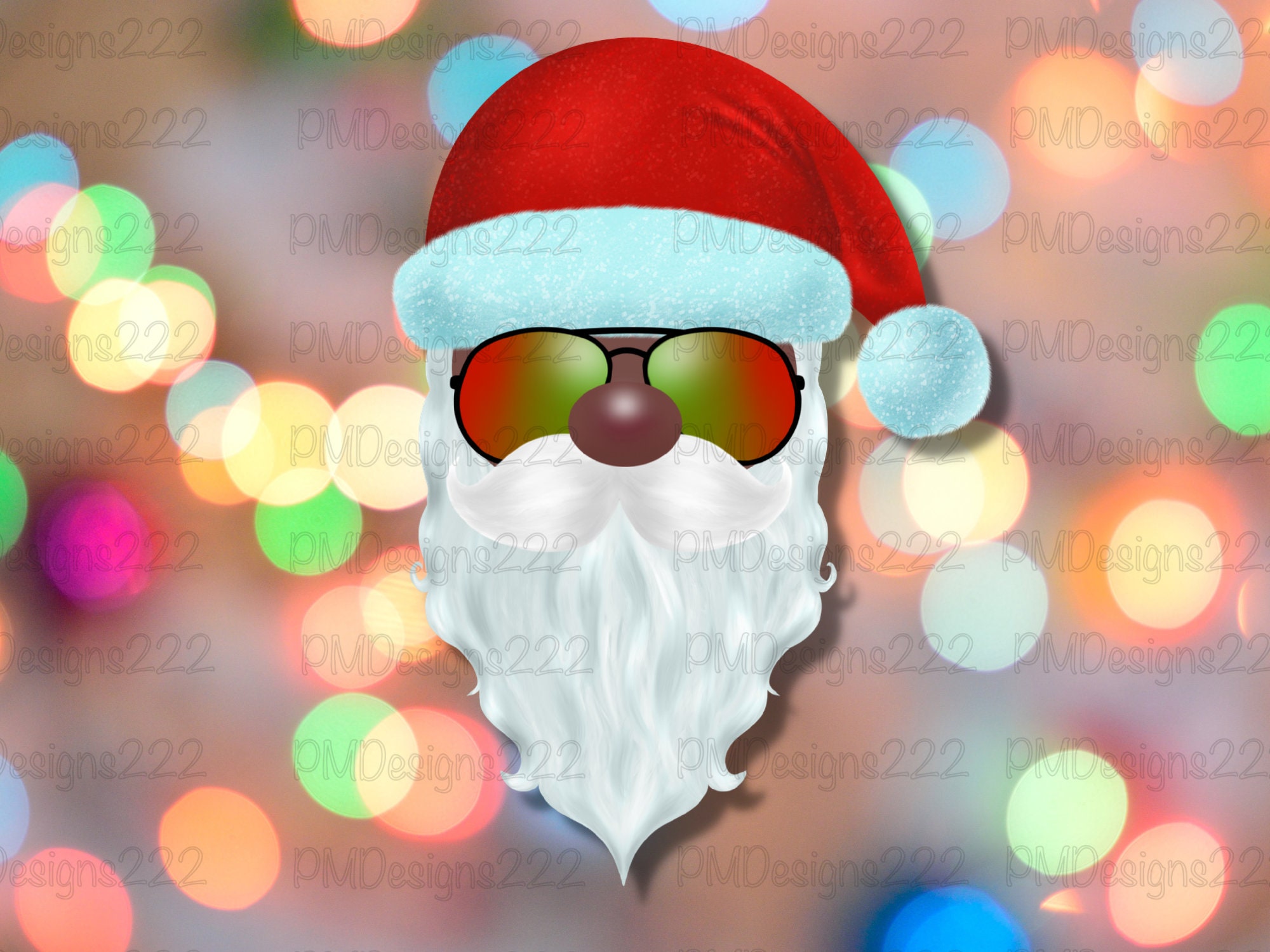 Santa Clipart, Cool Santa Head Png, Santa Claus Clipart, Santa ...
