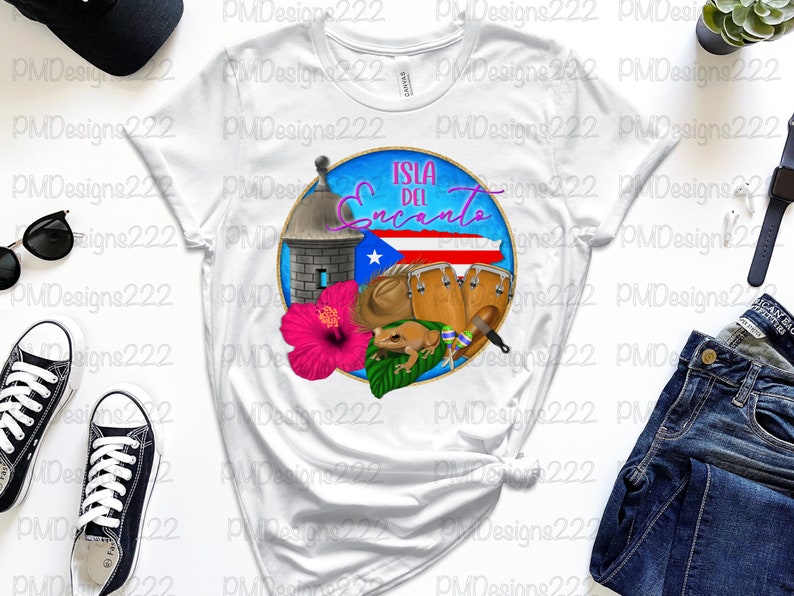 Puerto Rico Png Design for Sublimation, Puerto Rico Wall Art, Isla Del ...