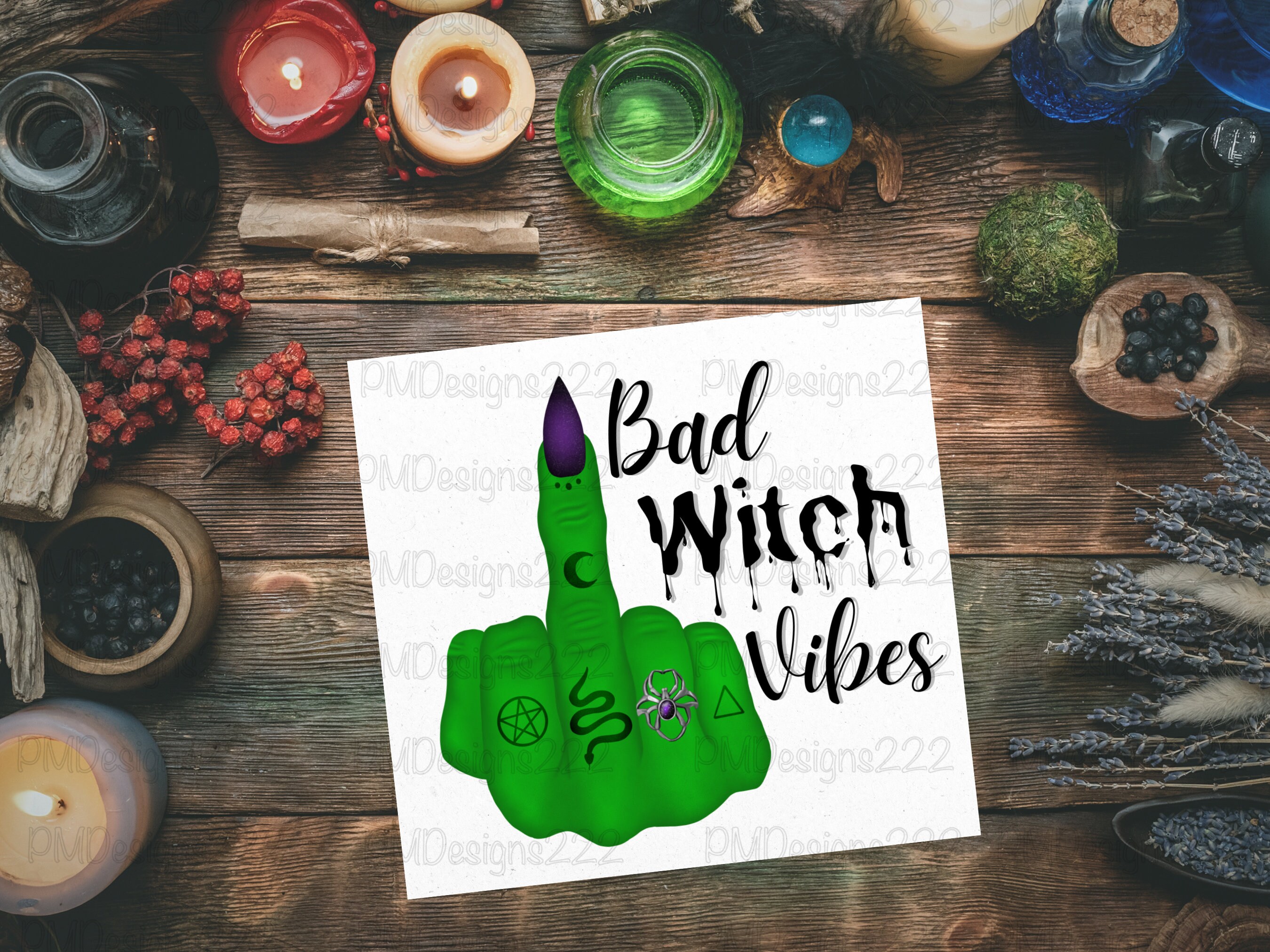 Bad Witch Vibes Png, Witch Hand Png, Halloween Clipart, Witch Clipart ...