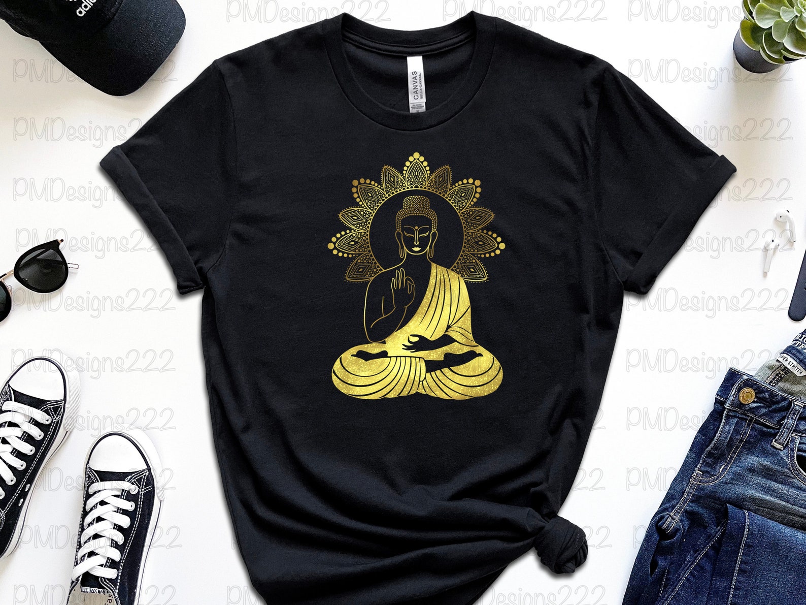 Meditating Buddha Digital Print for Wall Decor, Buddha Artwork ...