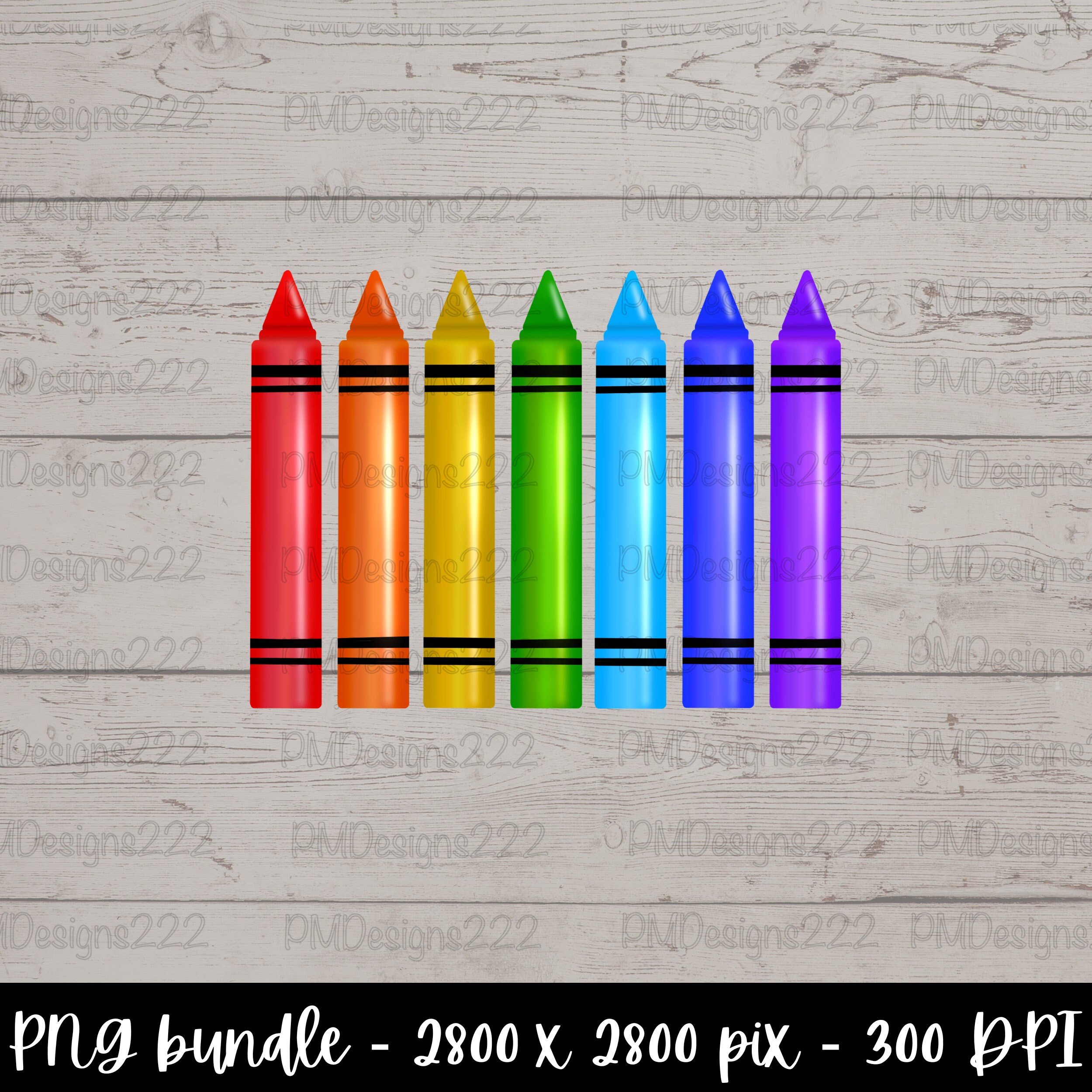 Back to School Clipart, School Supplies Bundle - PNG Files - Printable ...