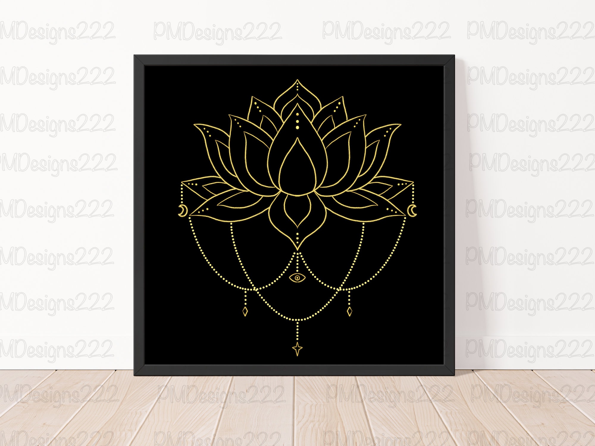 Gold Lotus Flower Png, Minimalist Lotus Png, Lotus Png, Lotus Flower ...
