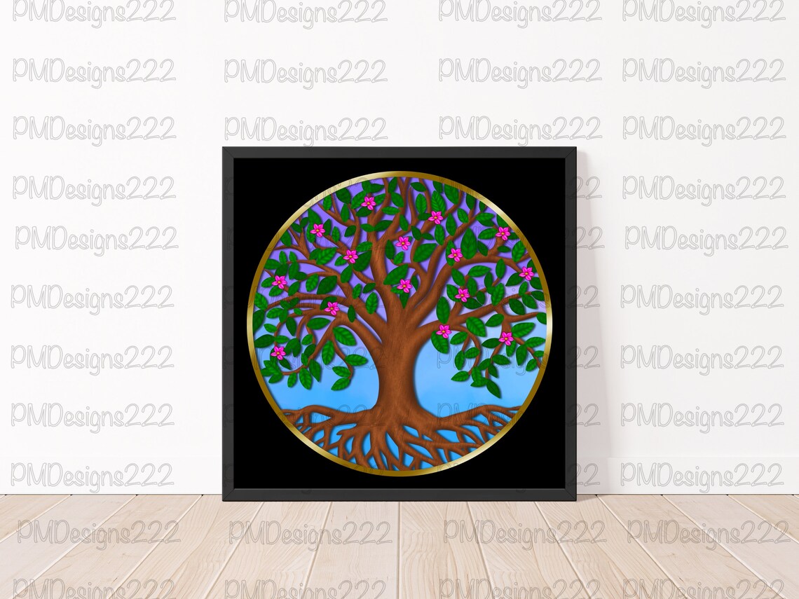 Tree of Life Png, Tree of Life Clipart, Tree of Life Wall Art, Tree of ...