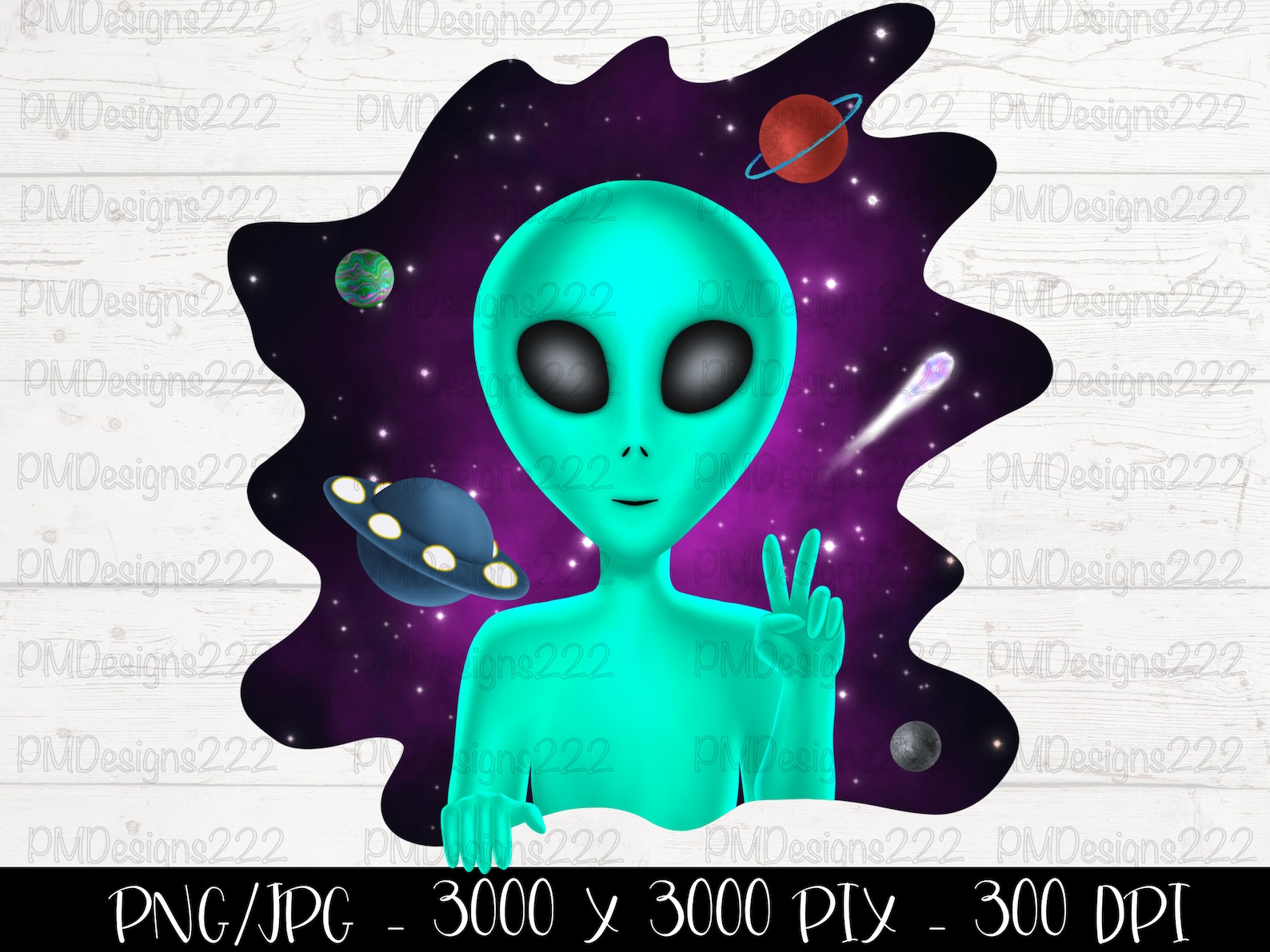 Alien PNG, Alien Clipart, Space Png, Ufo Png, Alien Printable, Space ...