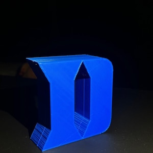 Duke (D) Logo for College Dorm Room Bed Party Blue Devils - Etsy