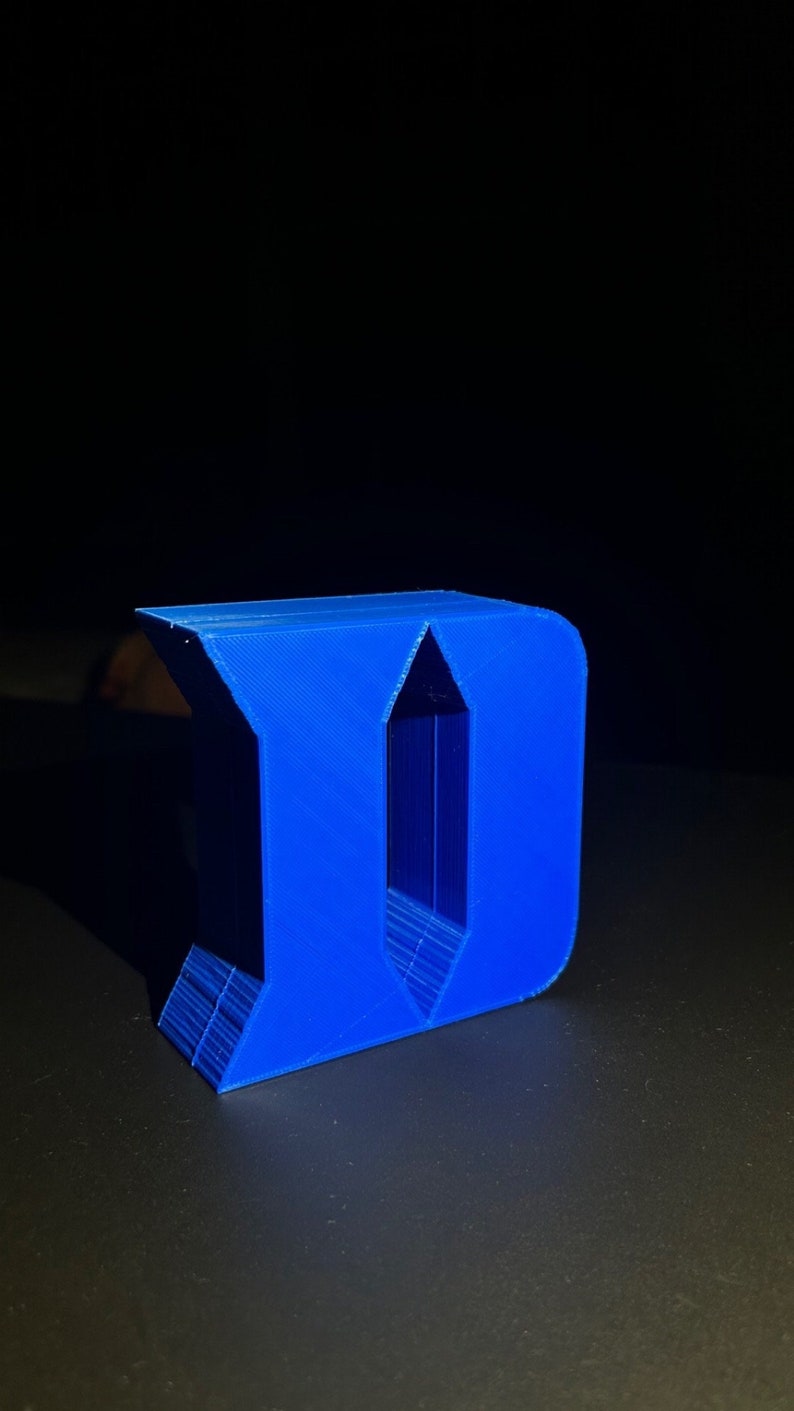 Duke (D) Logo for College Dorm Room Bed Party Blue Devils - Etsy