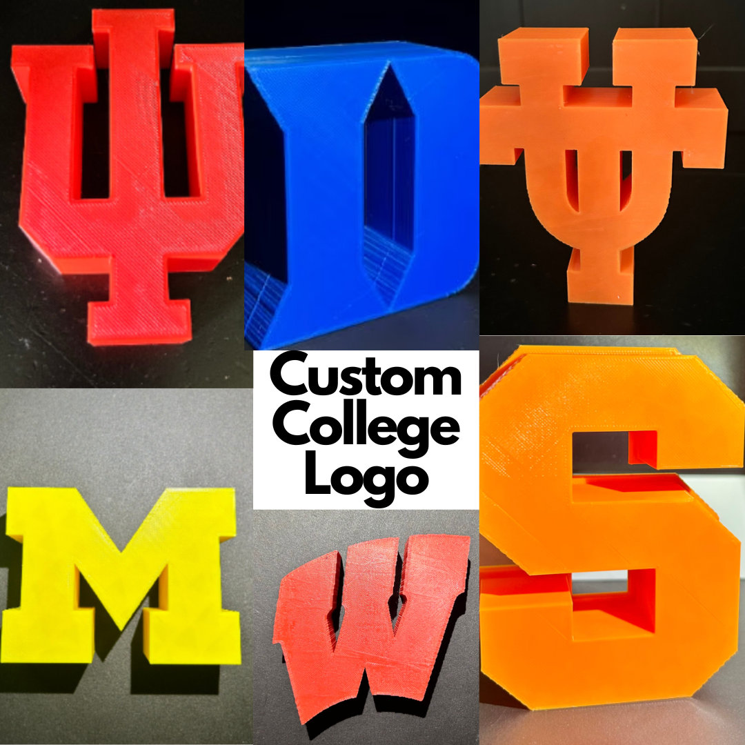 CUSTOM College Logo for College Dorm Room Decor and Bed Party - Etsy