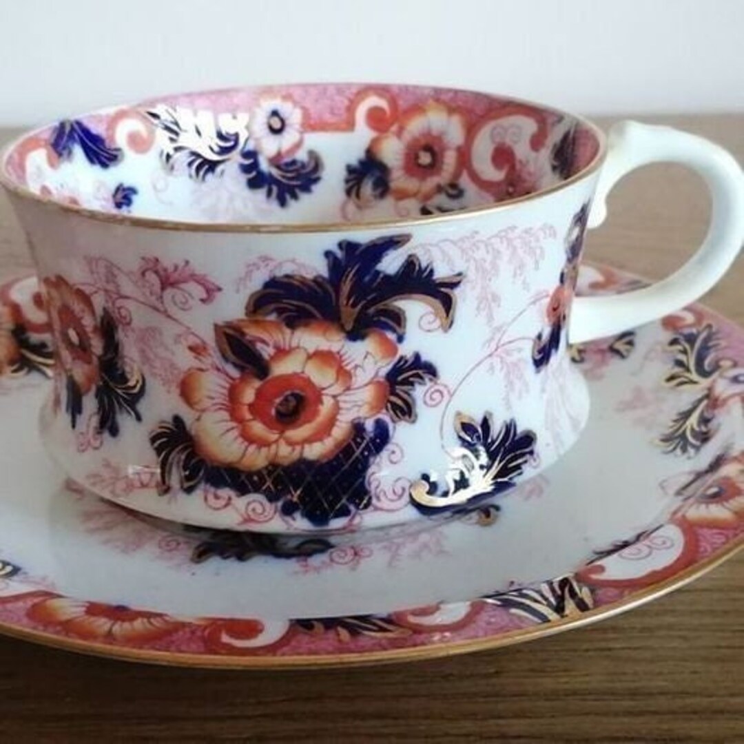 Rare Antique Cauldon Bone China Tea Cup and Saucer Pattern K/3509 - Etsy