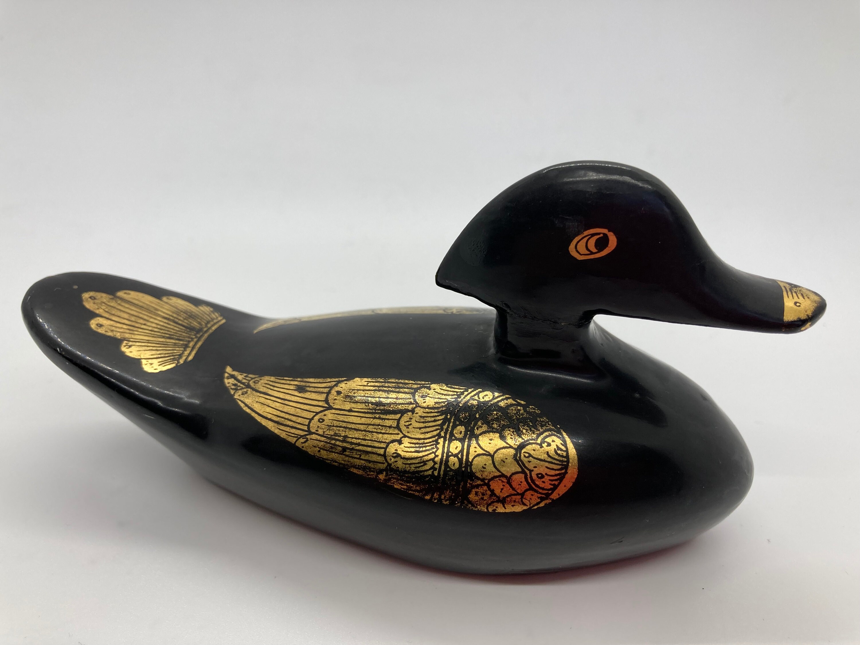 Vintage Ceramic Figurine of a Duck - Etsy