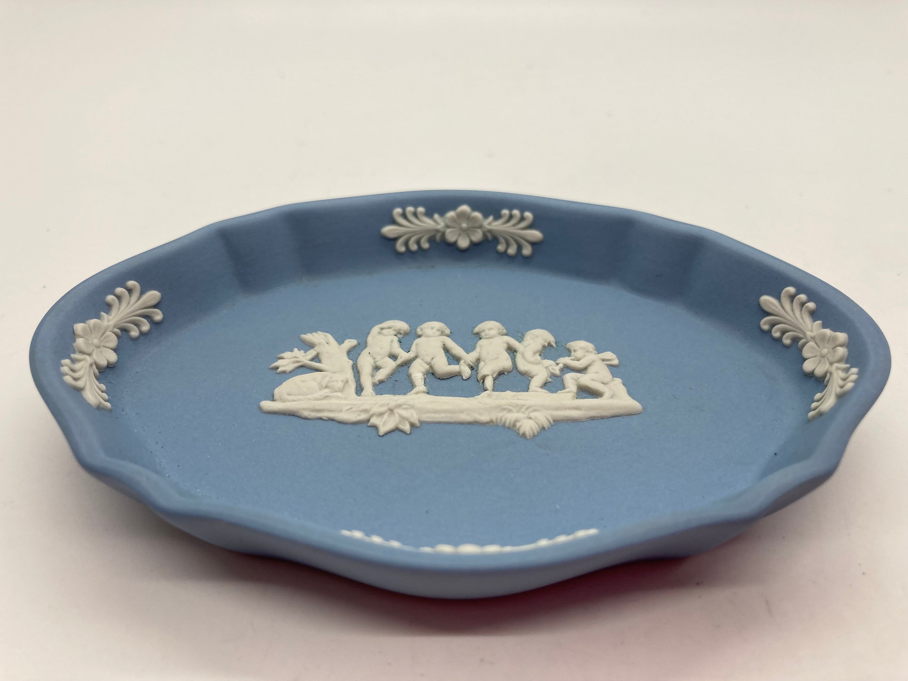 Wedgwood Jasperware Blue Trinket Dish Width 11.5cm - Etsy