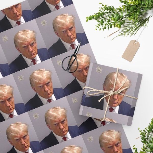 Trump Wrapping Paper - Shop Online - Etsy