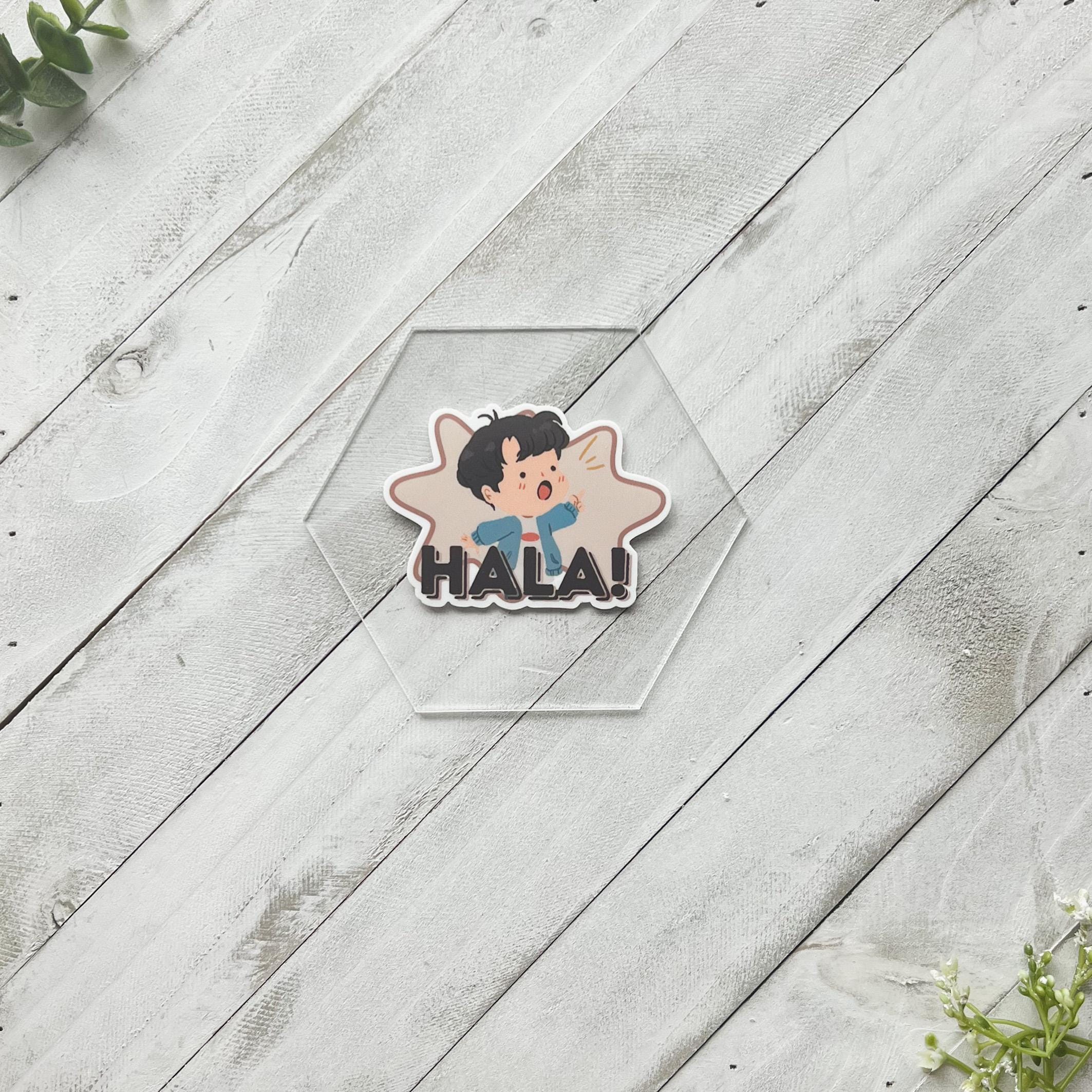 Filipino Hala! Sticker | Filipino Stickers | Water Resistant Sticker ...