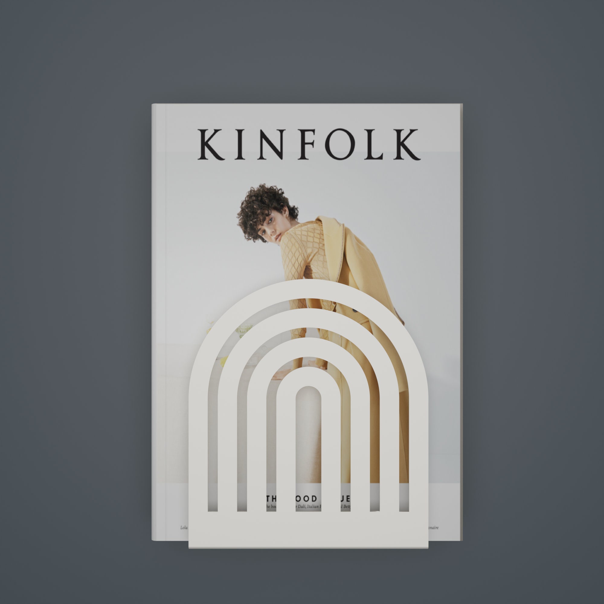 Rainbow Mini Magazine Holder , Wall Mounted Magazine Display Rack ...