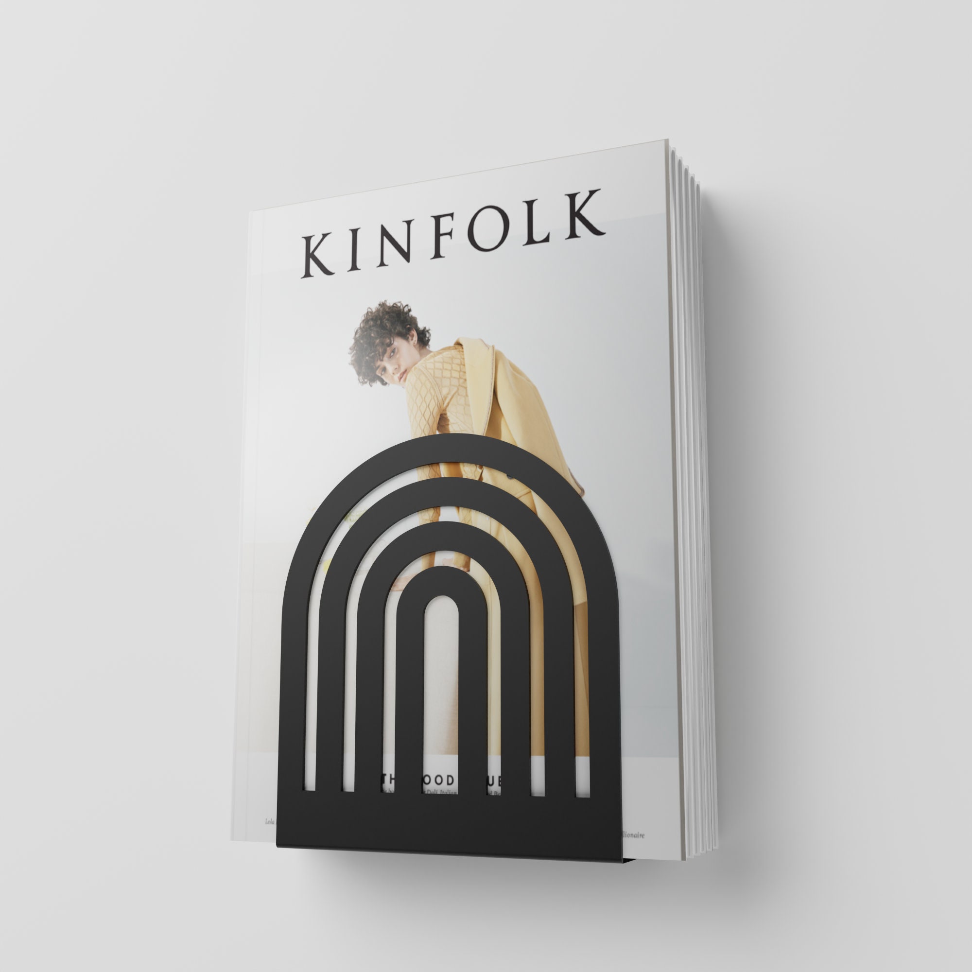 Rainbow Mini Magazine Holder , Wall Mounted Magazine Display Rack ...