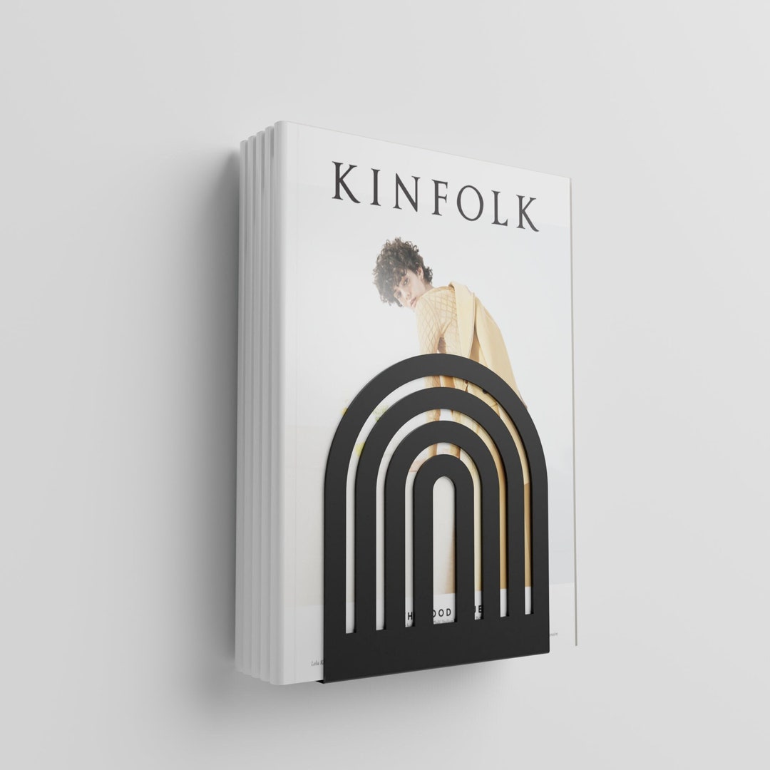 Rainbow Mini Magazine Holder , Wall Mounted Magazine Display Rack ...