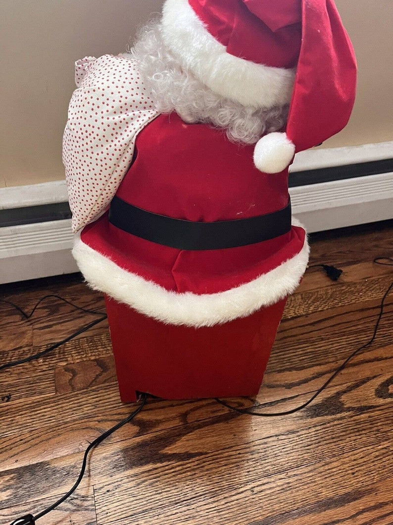 1992 Santa Claus Merry Christmas Motionette - Etsy