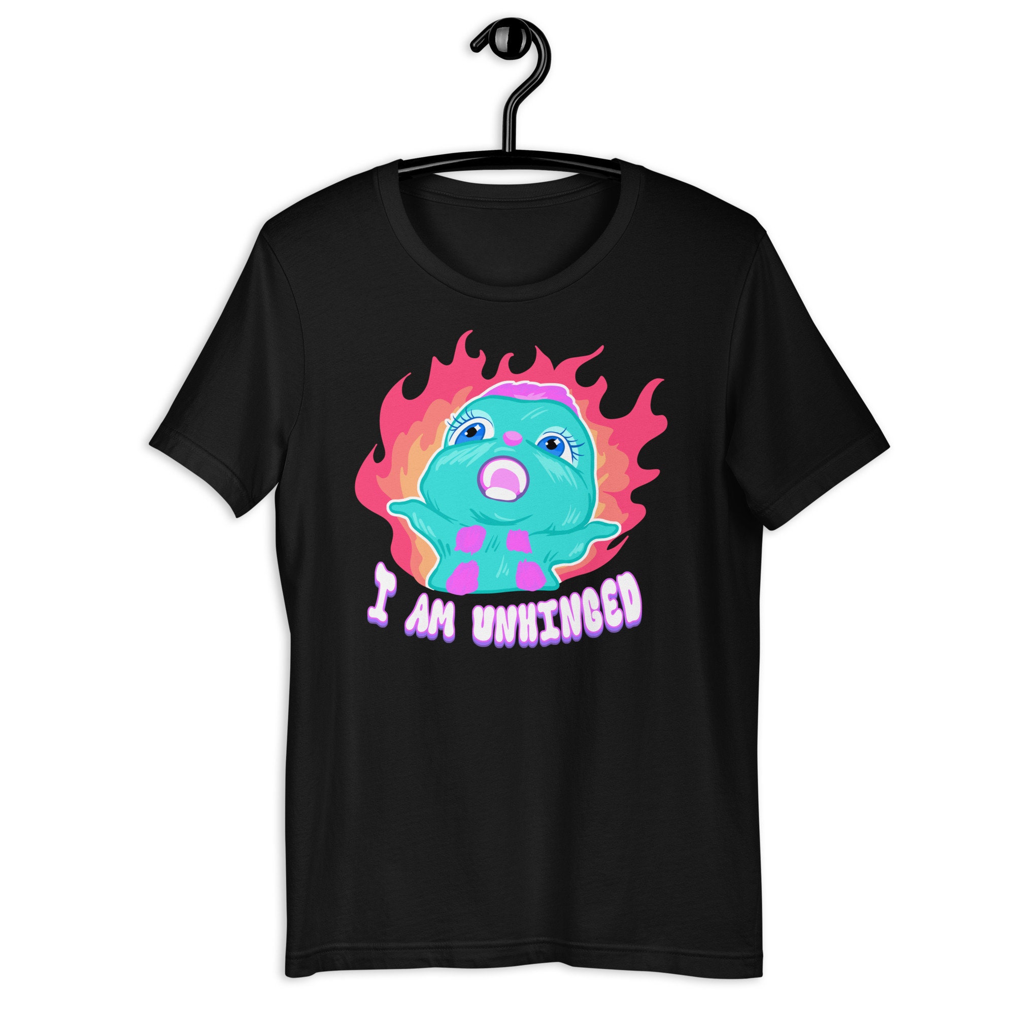 I AM UNHINGED Bibble Meme T-shirt | Fairytopia Bibble Flames Meme ...
