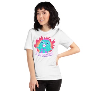 I AM UNHINGED Bibble Meme T-shirt | Fairytopia Bibble Flames Meme ...