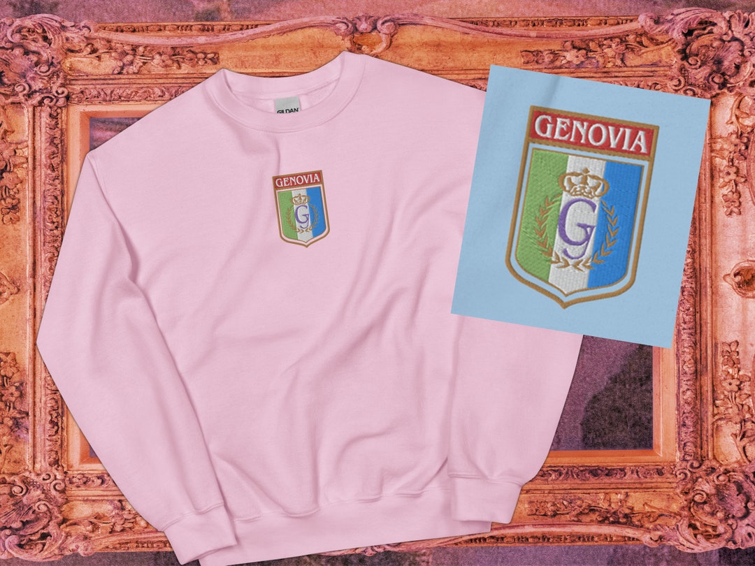 Genovia Crest EMBROIDERY Princess Diaries Movie Embroidered Crewneck ...