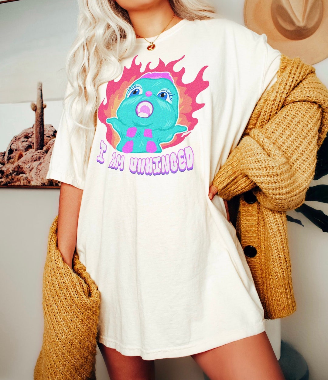 Comfort Colors I AM UNHINGED Bibble Meme T-shirt | Fairytopia Bibble ...