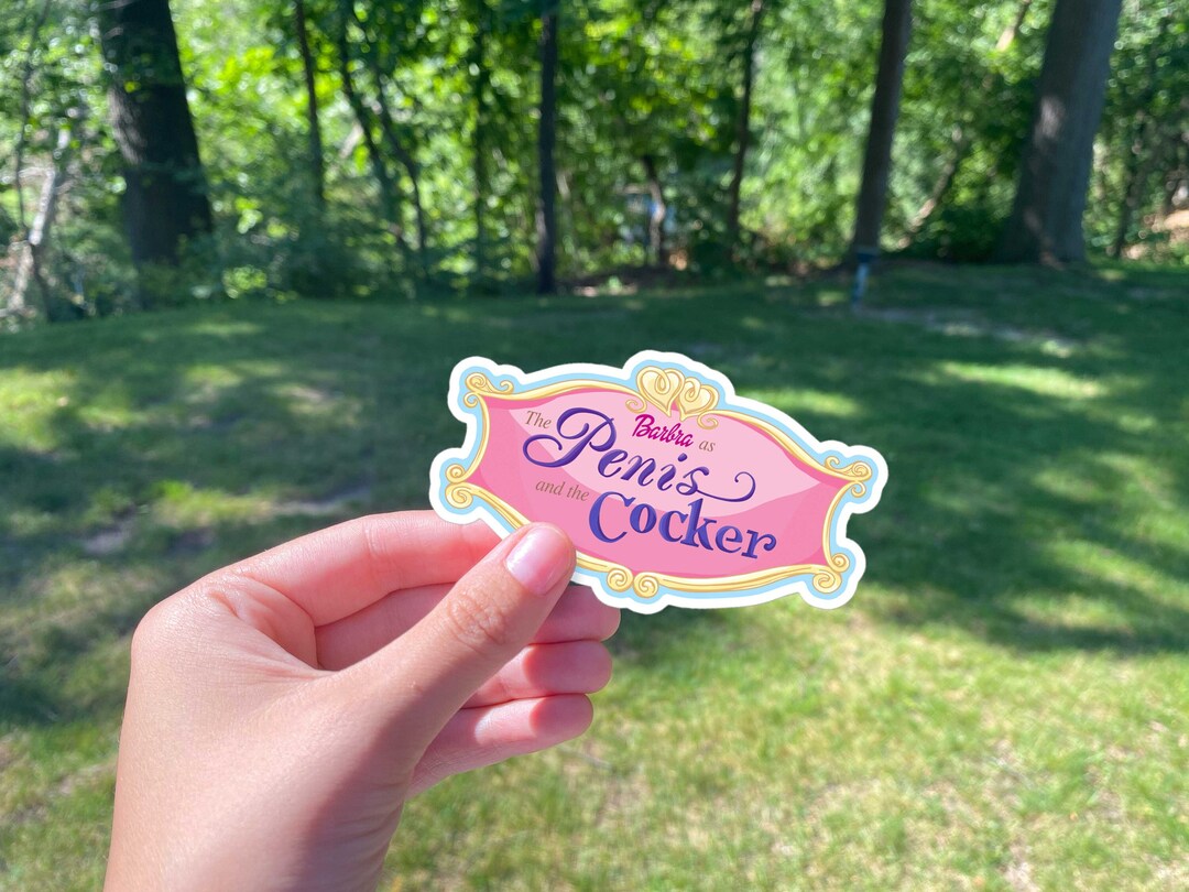 Barb as the Princess and the Pauper Sticker | Barbra the Penis and the ...